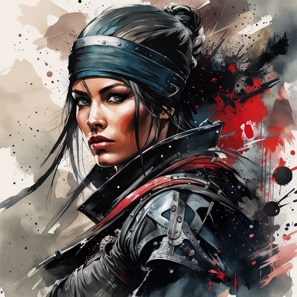 Ninja warrior. - AI Generated Artwork - NightCafe Creator