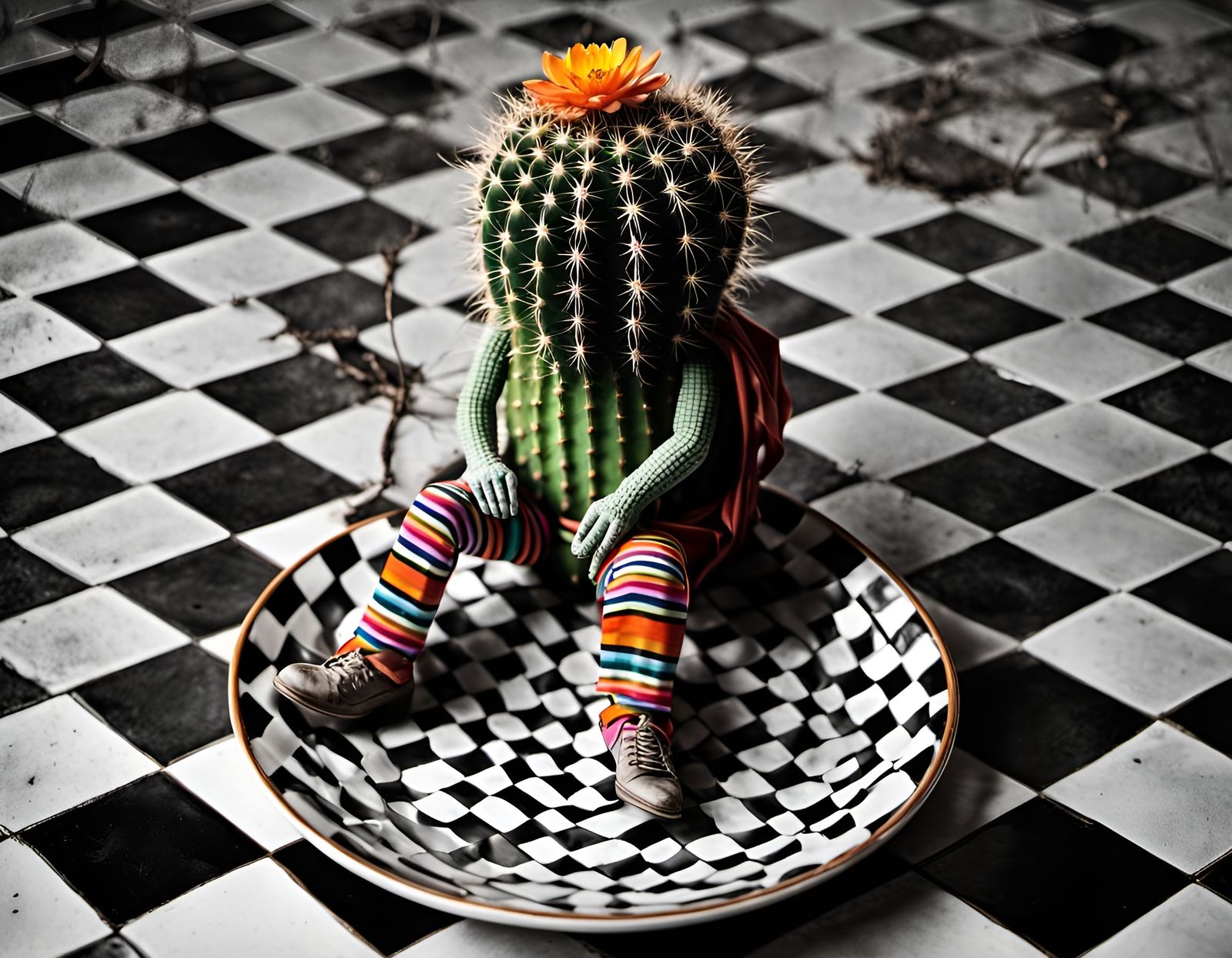 'Sup. I'm a cactus. - AI Generated Artwork - NightCafe Creator