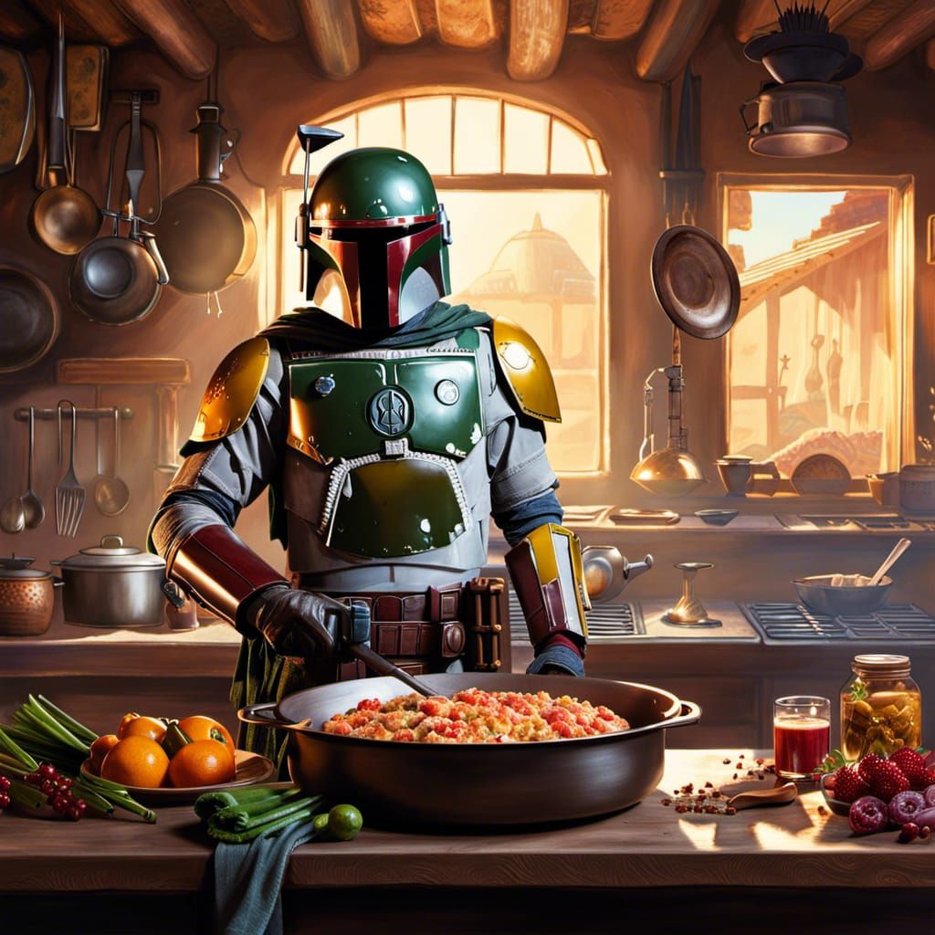 Cooking with Boba Fett v.3 (SDXL 1.0) - AI Generated Artwork ...