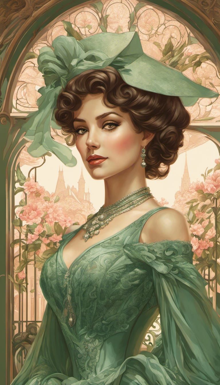 Victorian lady - AI Generated Artwork - NightCafe Creator