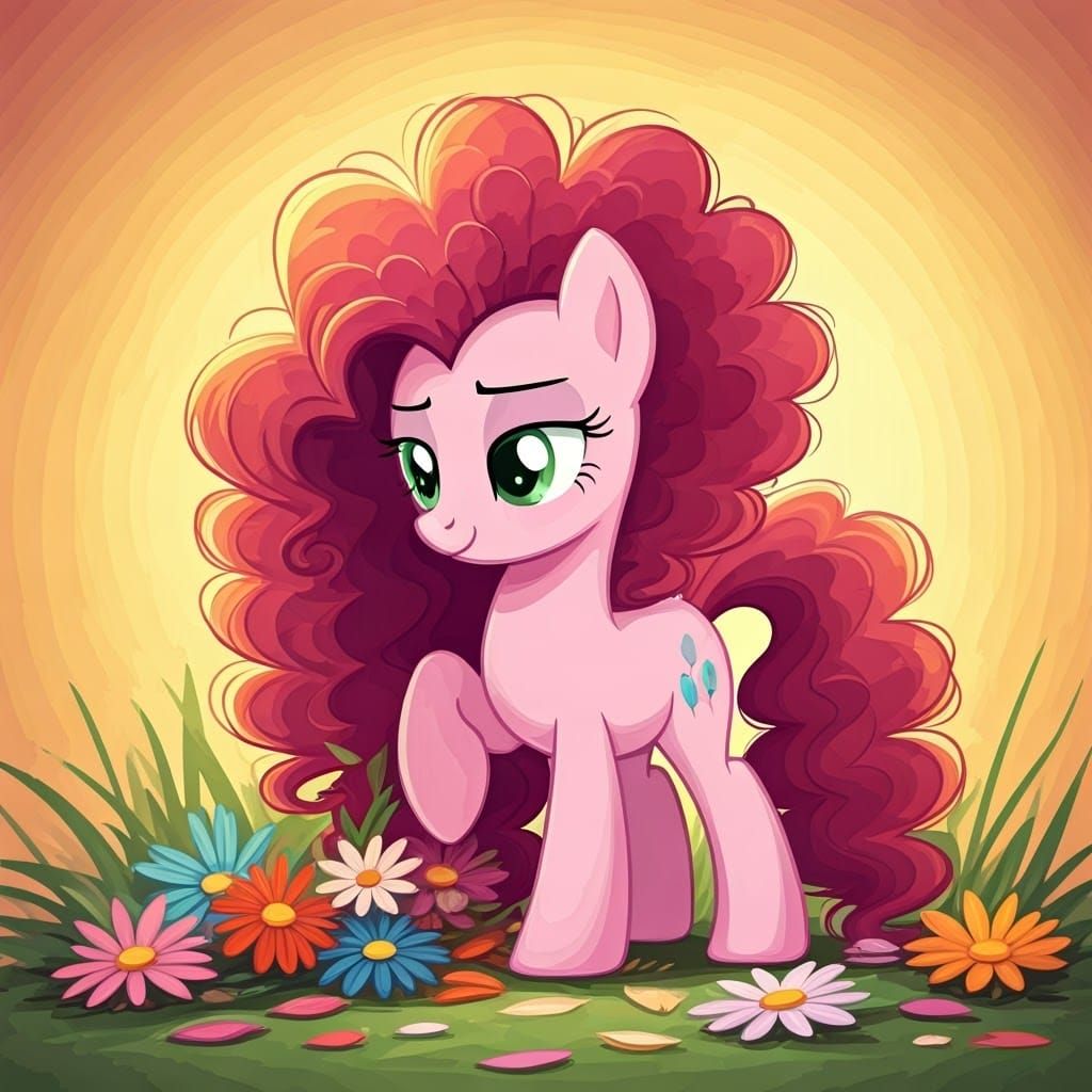 Lilac - Sweet Deception: Innocent Pony Surrounded by Whimsic...