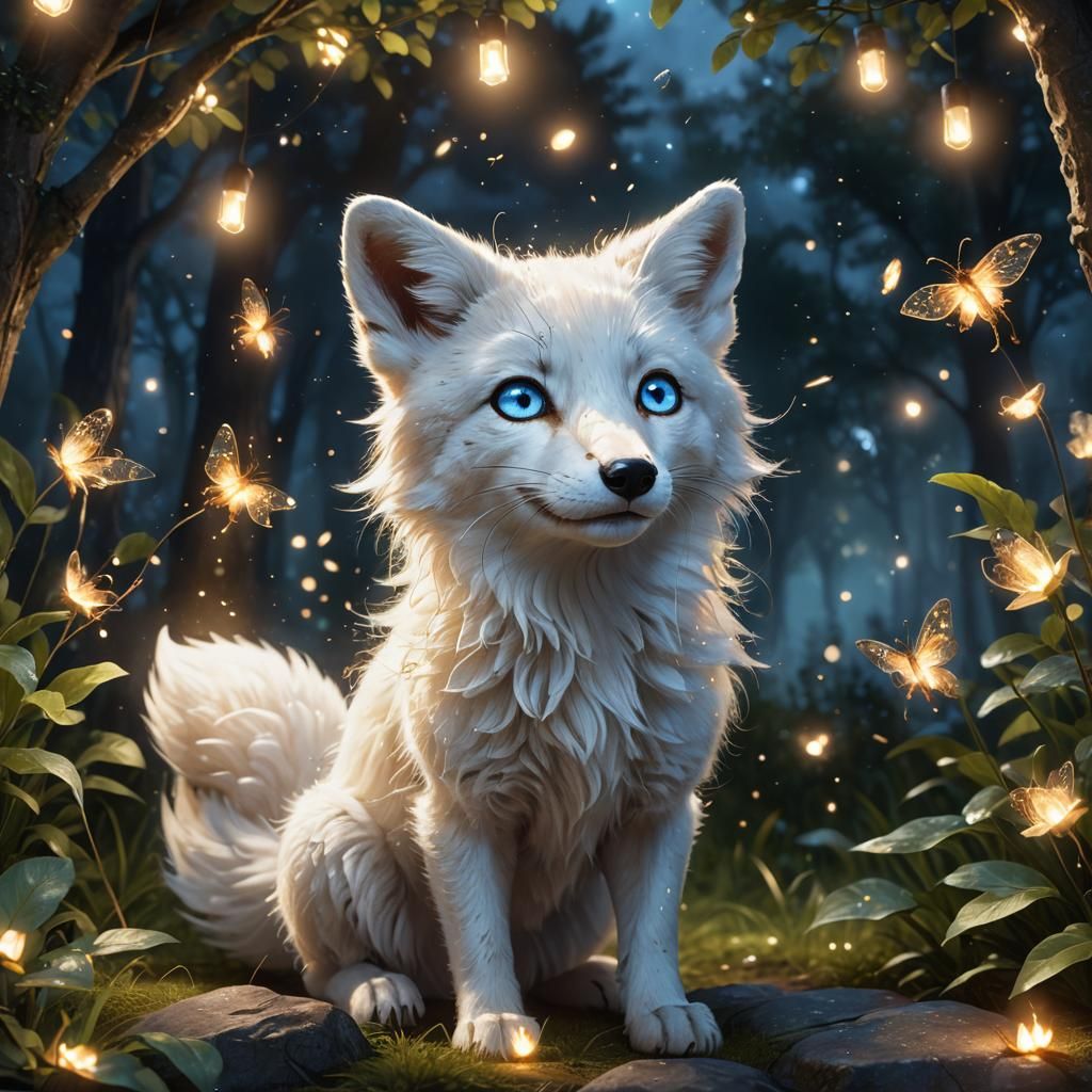 Mystical Fox - AI Generated Artwork - NightCafe Creator