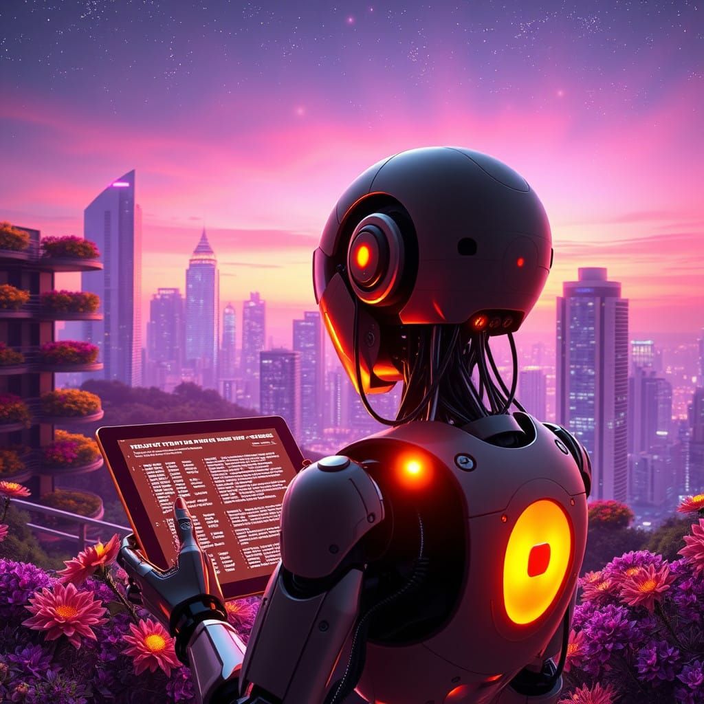 Robot at Sunrise - Robot at Sunrise