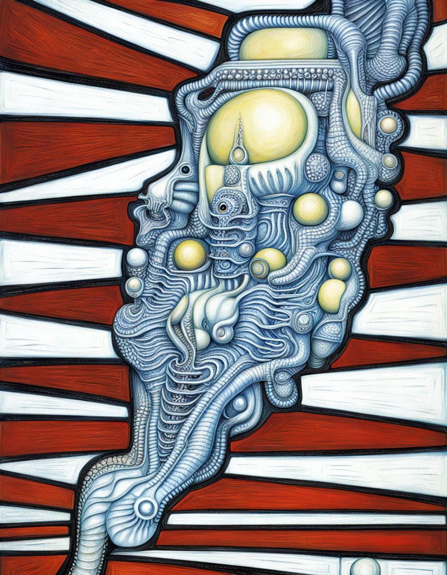 H.R. Giger hypermodernism maximalism - AI Generated Artwork - NightCafe ...