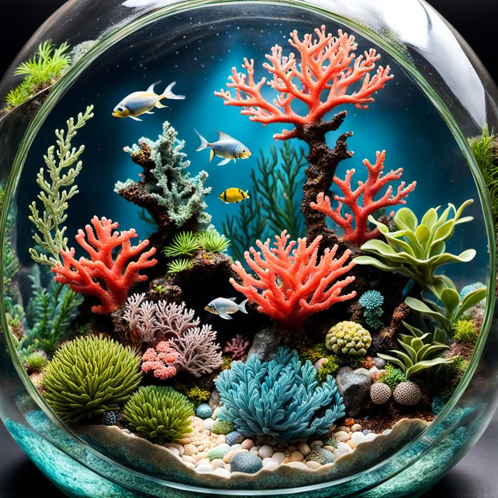 Mini Coral Reef - AI Generated Artwork - NightCafe Creator