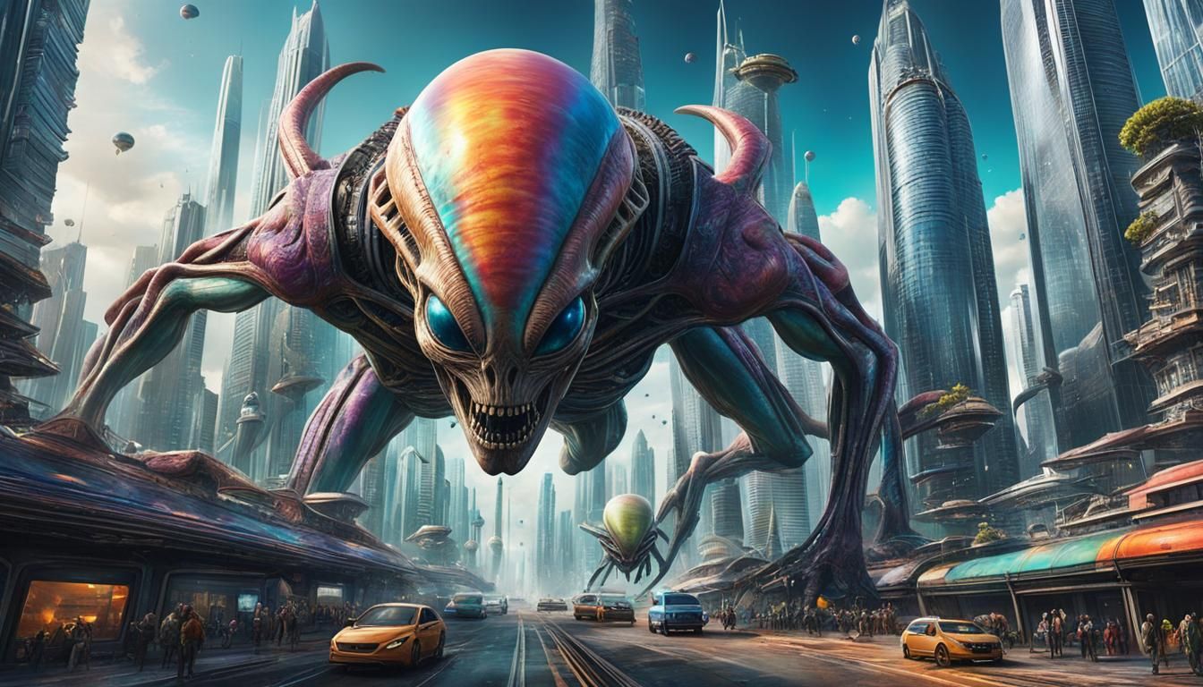 Alien Takeover - AI Generated Artwork - NightCafe Creator