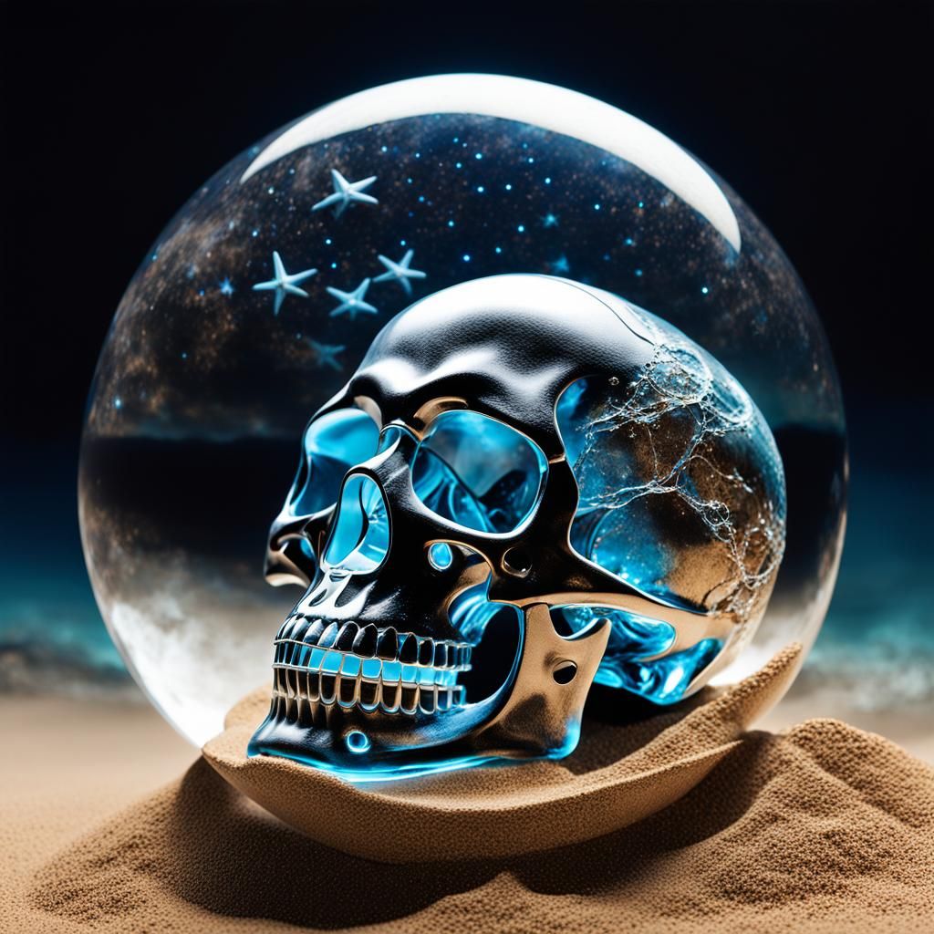 Alien skull - AI Generated Artwork - NightCafe Creator