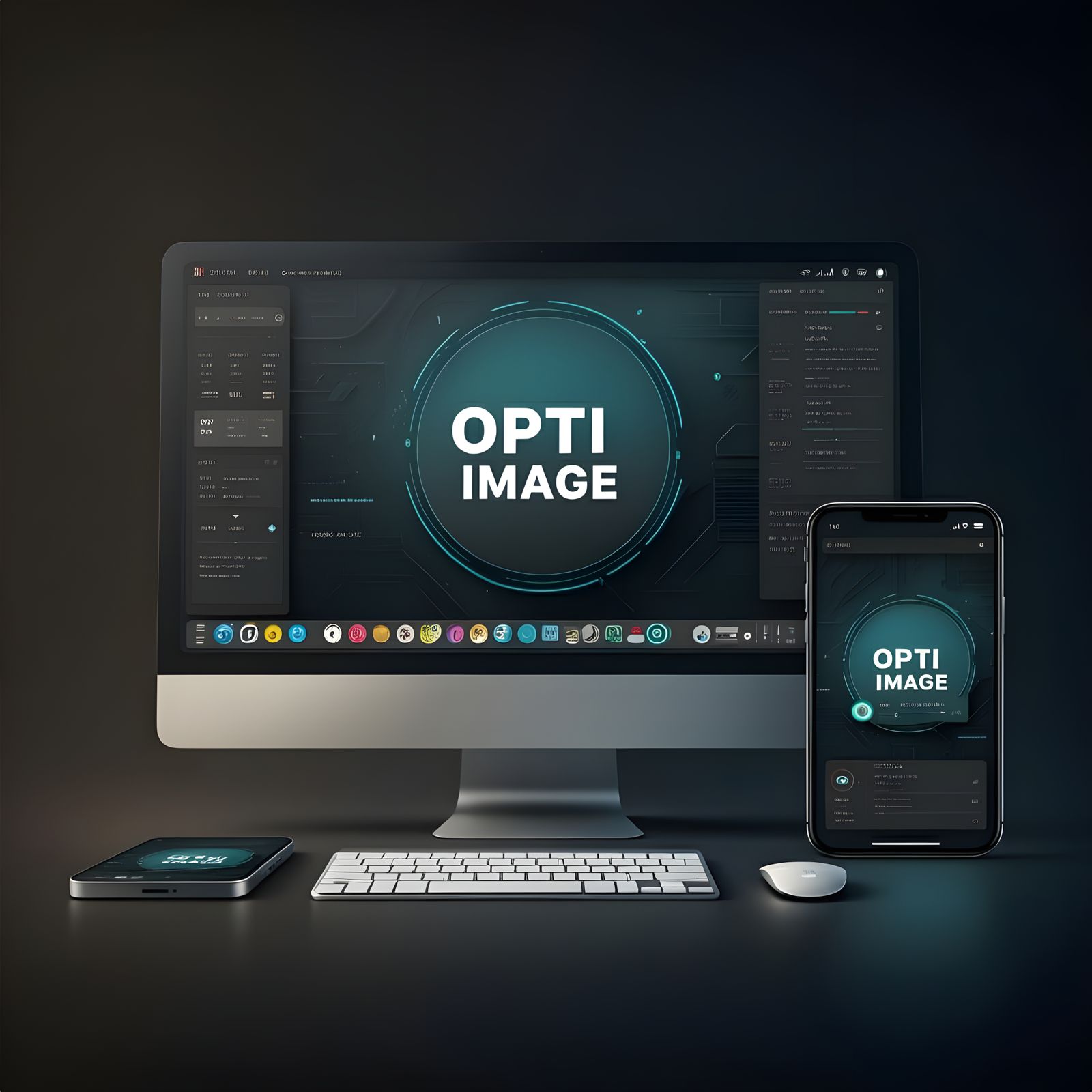 Image Manipulation App with OPTI IMAGE Sign - AI Art