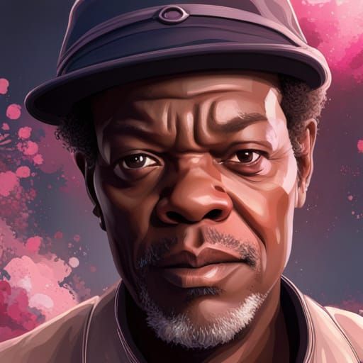 Samuel L. Jackson - AI Generated Artwork - NightCafe Creator