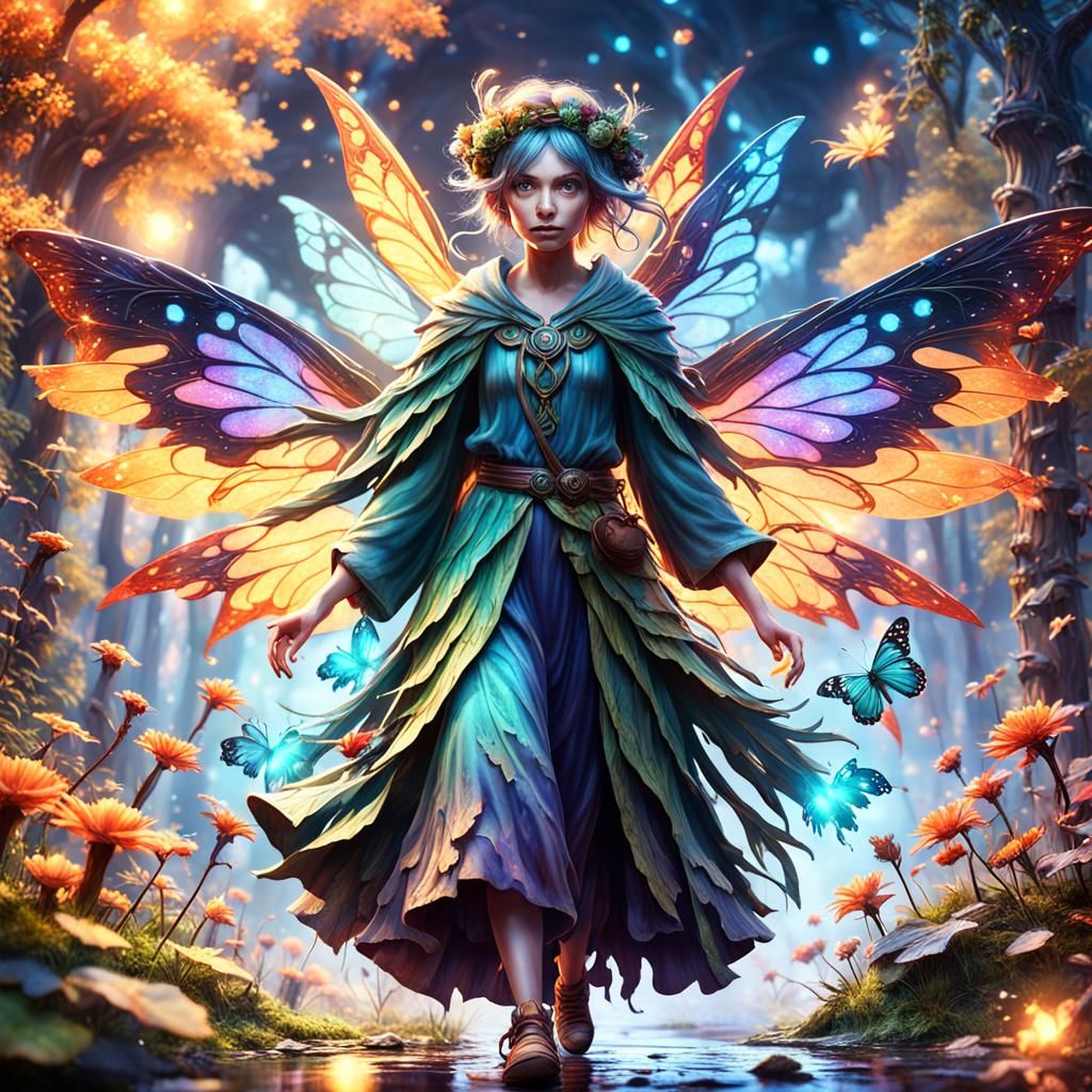 A nature fairy - AI Generated Artwork - NightCafe Creator