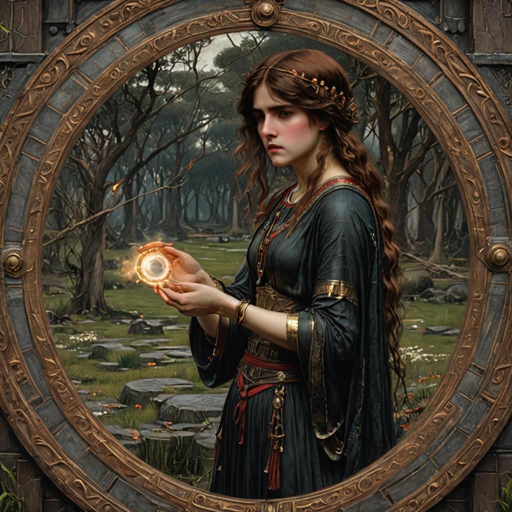 Ophélia - AI Generated Artwork - NightCafe Creator