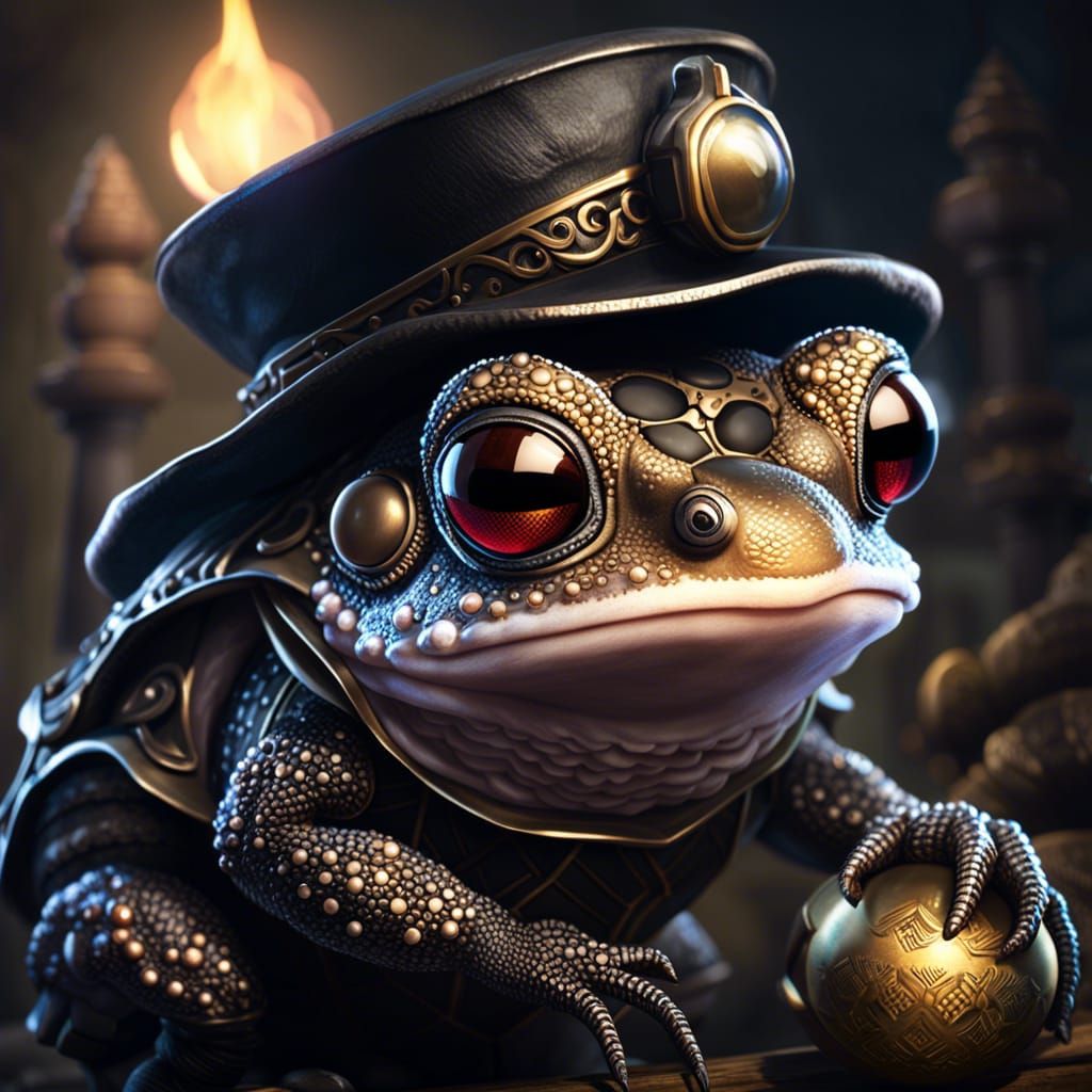 Most Fortunate Toad - AI Generated Artwork - NightCafe Creator