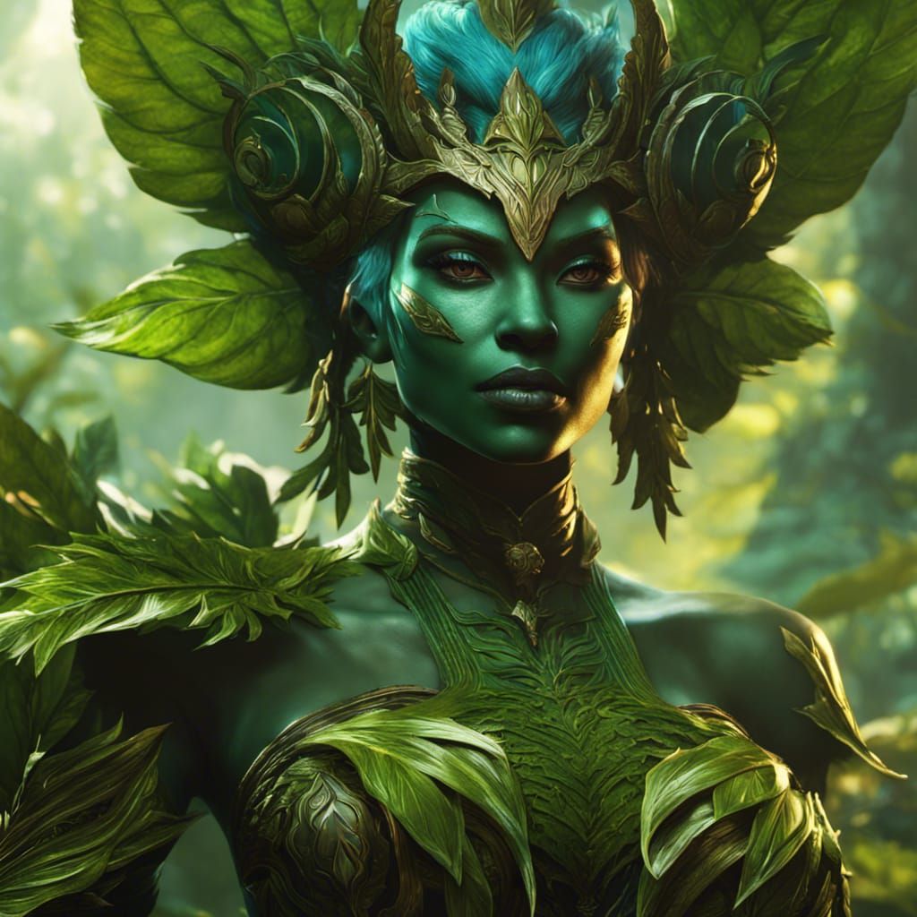 Sylvari, GW2 - AI Generated Artwork - NightCafe Creator