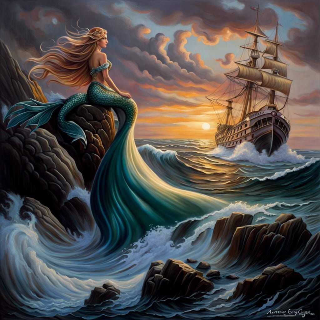Sirens Call - AI Generated Artwork - NightCafe Creator