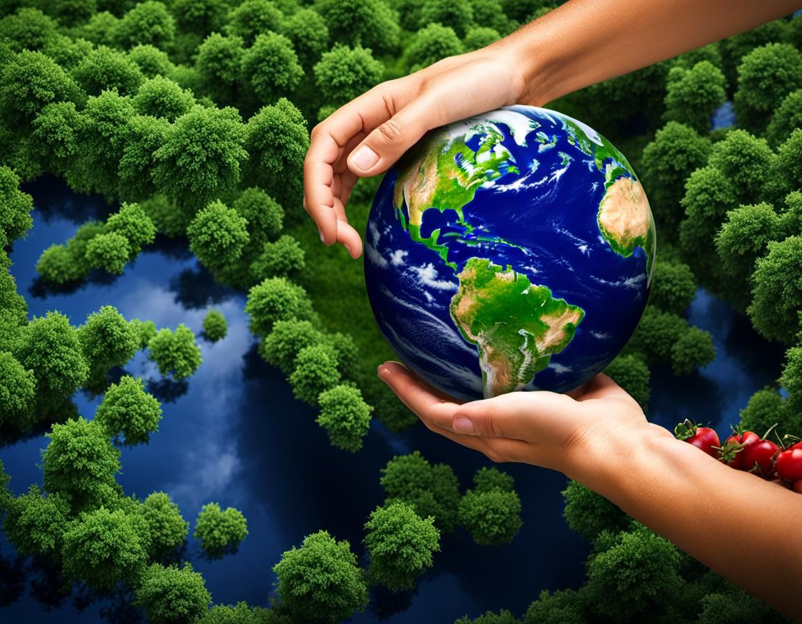 ONE Earth, ONE Home, In Our HANDS - AI Generated Artwork - NightCafe ...