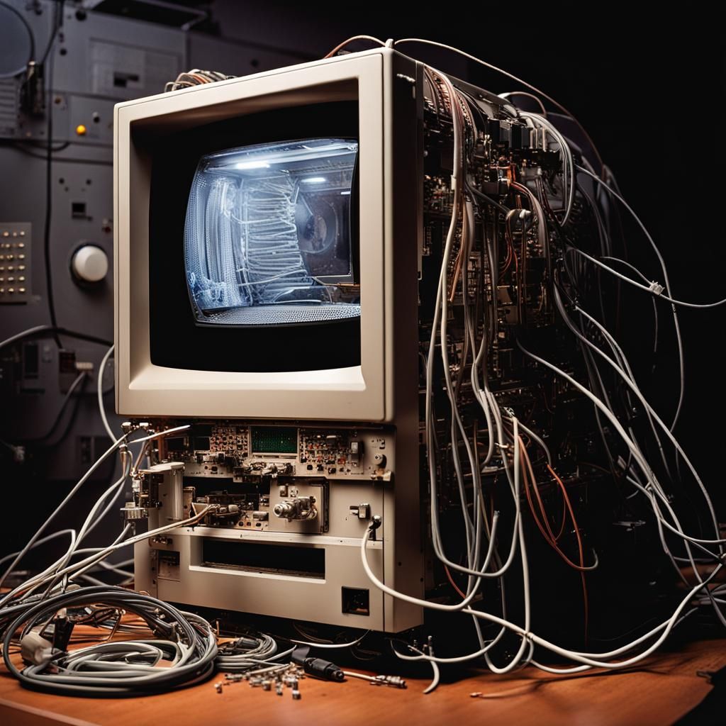 Macintosh Time Travel Machine - AI Generated Artwork - NightCafe Creator