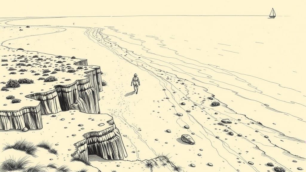 sands of José Ignacio beach / Uruguay