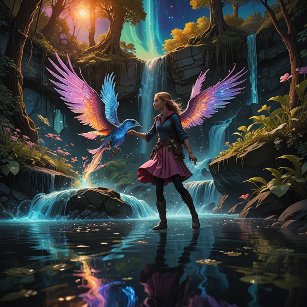 stilvolleBlautöne Glas-Fantasie wirklichsüßerBasilisk