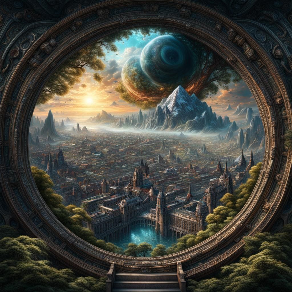 Magic-eye illusion - AI Generated Artwork - NightCafe Creator