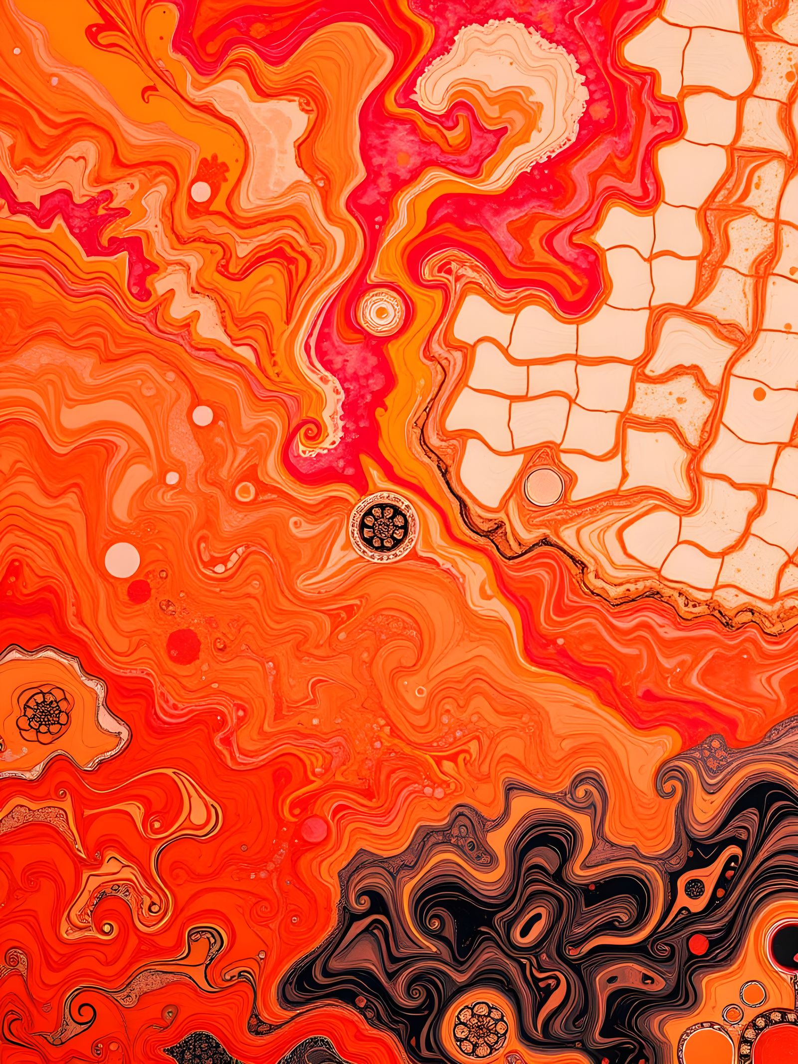 Eruption of Elegance: A Dance of Fire and Lace