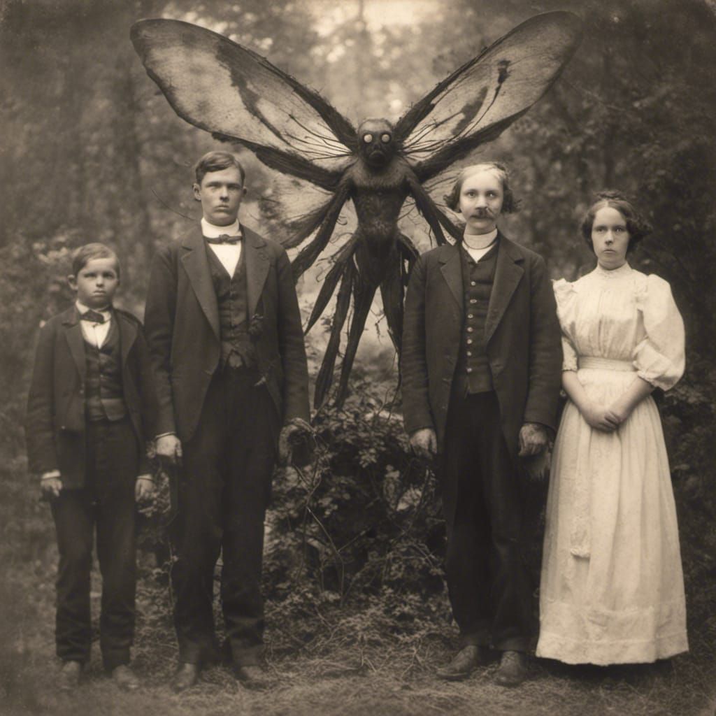 Mothman - AI Generated Artwork - NightCafe Creator