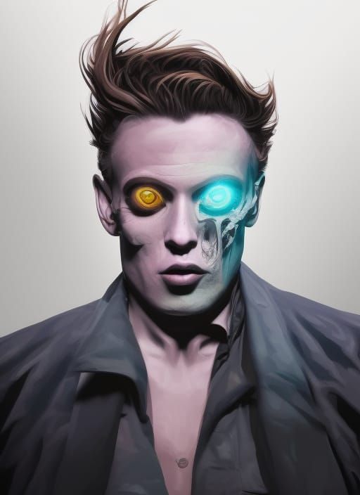 Robot Gentleman - AI Generated Artwork - NightCafe Creator