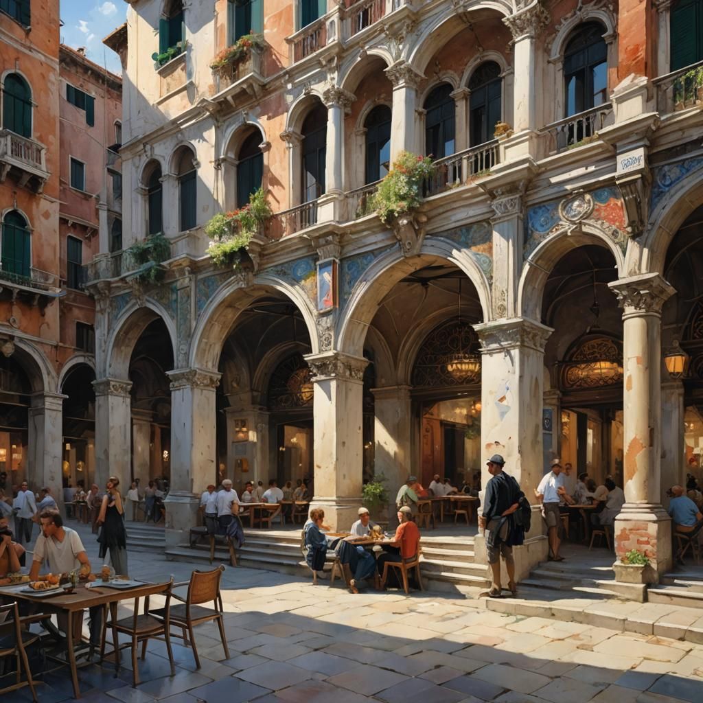 Daily life in Italy - AI Generated Artwork - NightCafe Creator