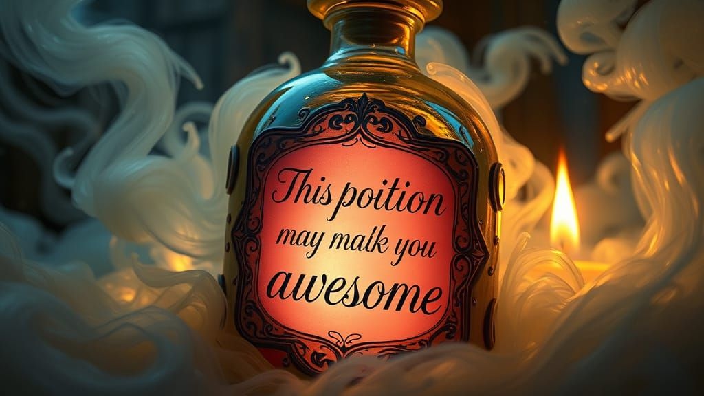 This potion may make you awesome - Ethereal Fantasy Potion U...