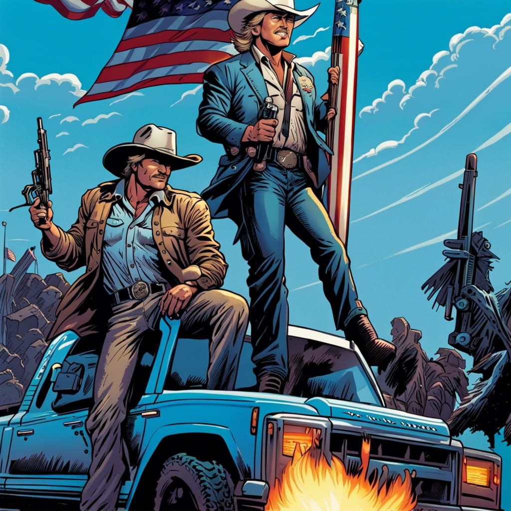 alan jackson defending america with a rocket launcher drunk standing on ...