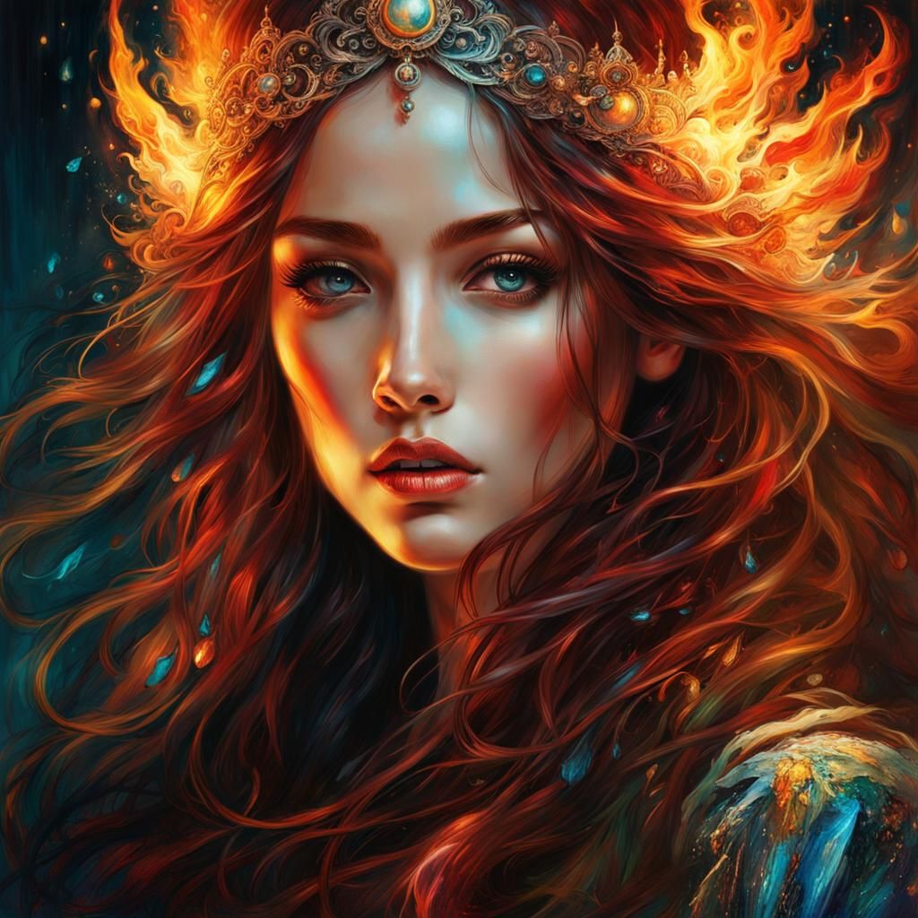 Flames - AI Generated Artwork - NightCafe Creator