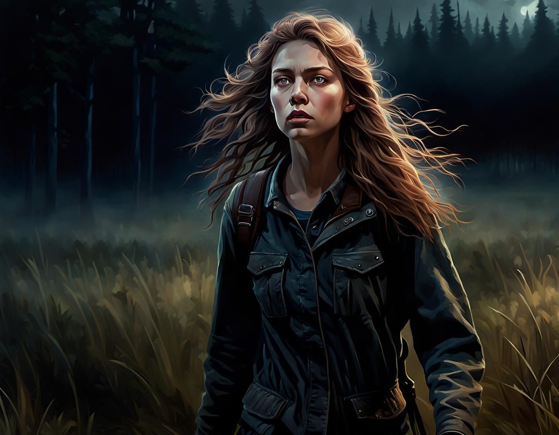 Traveller in the Night - AI Generated Artwork - NightCafe Creator