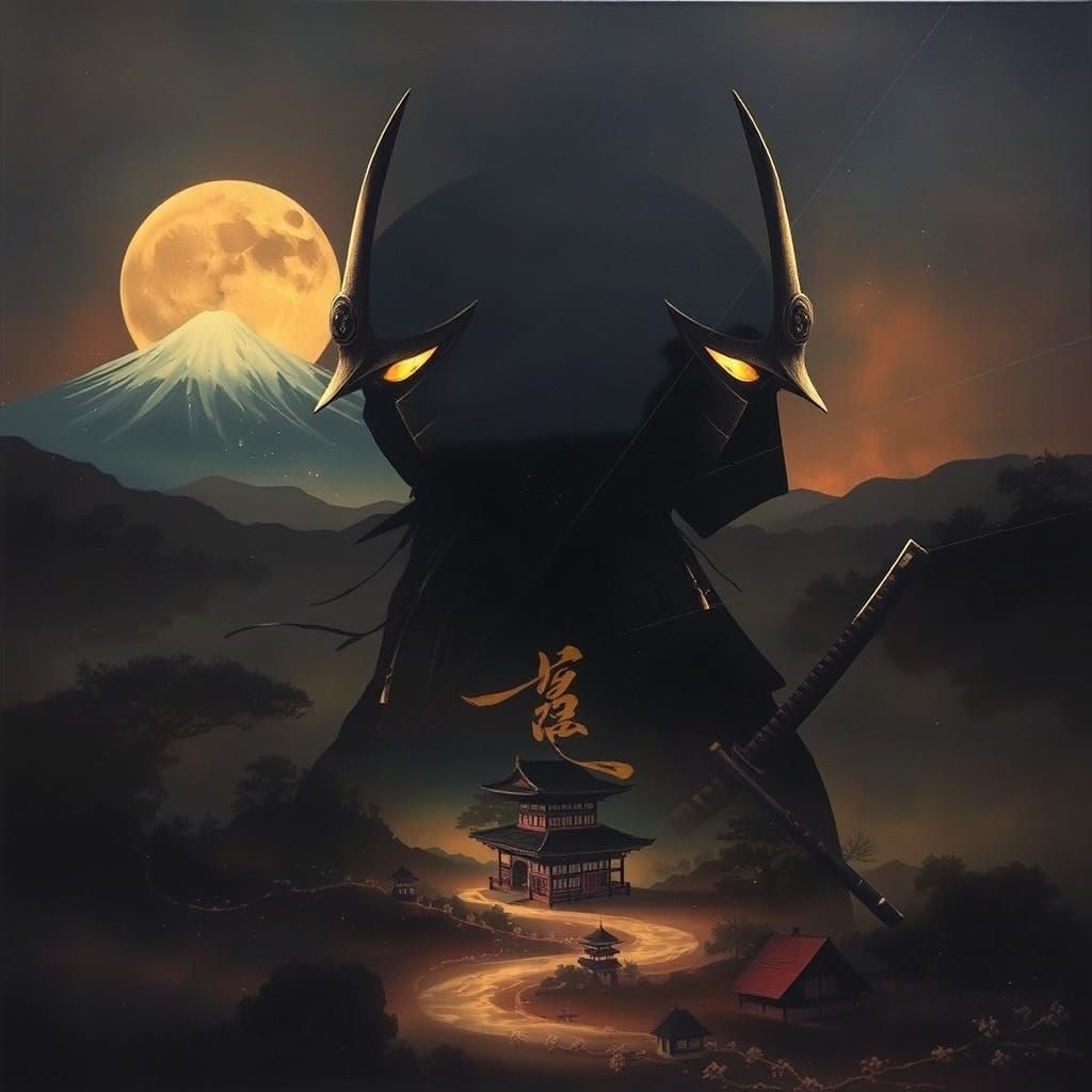 Dark Watch - Surreal Samurai Amidst Melting Japanese Landsca...