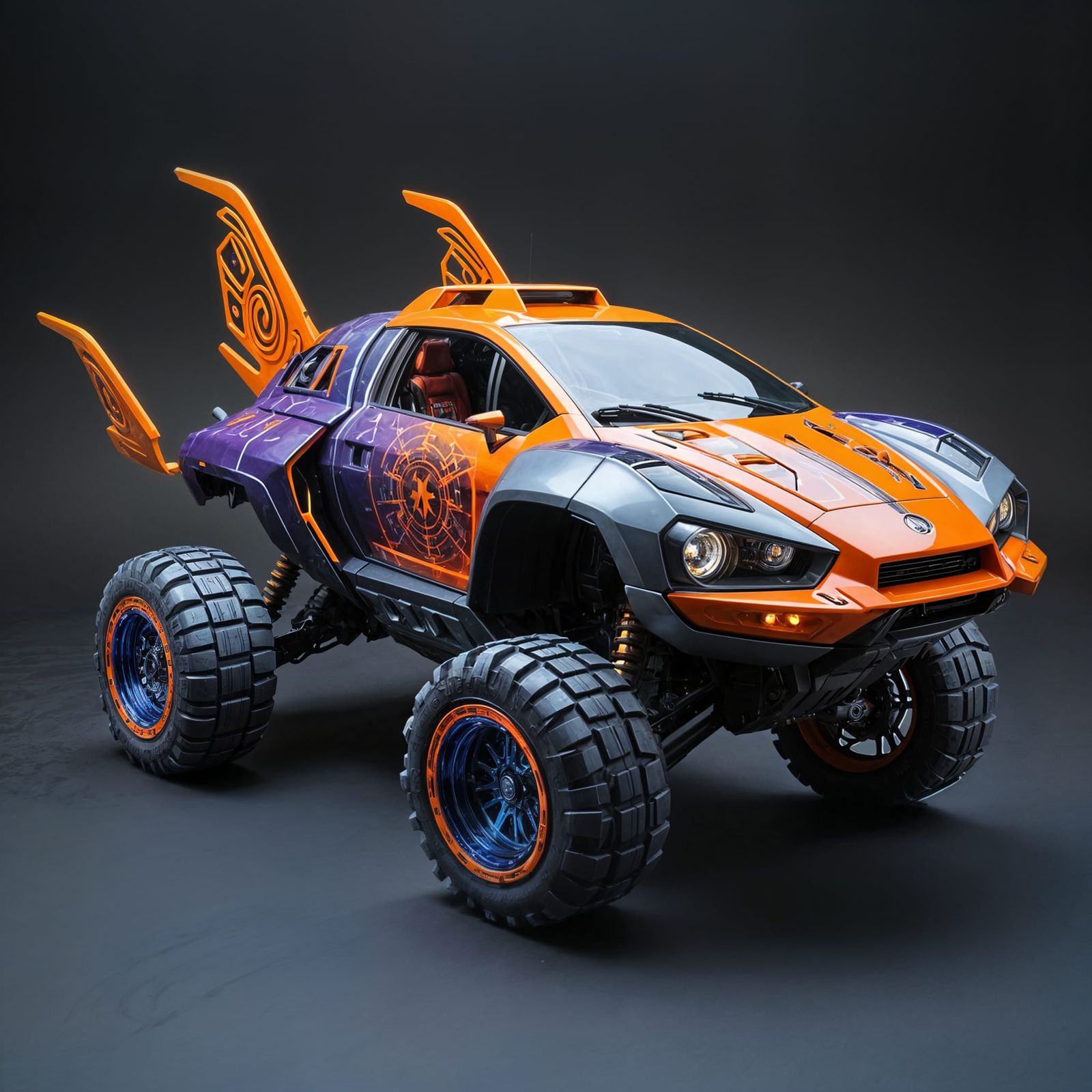 The Ether Chariot: Futuristic Rugged Transport in ... - AI Art