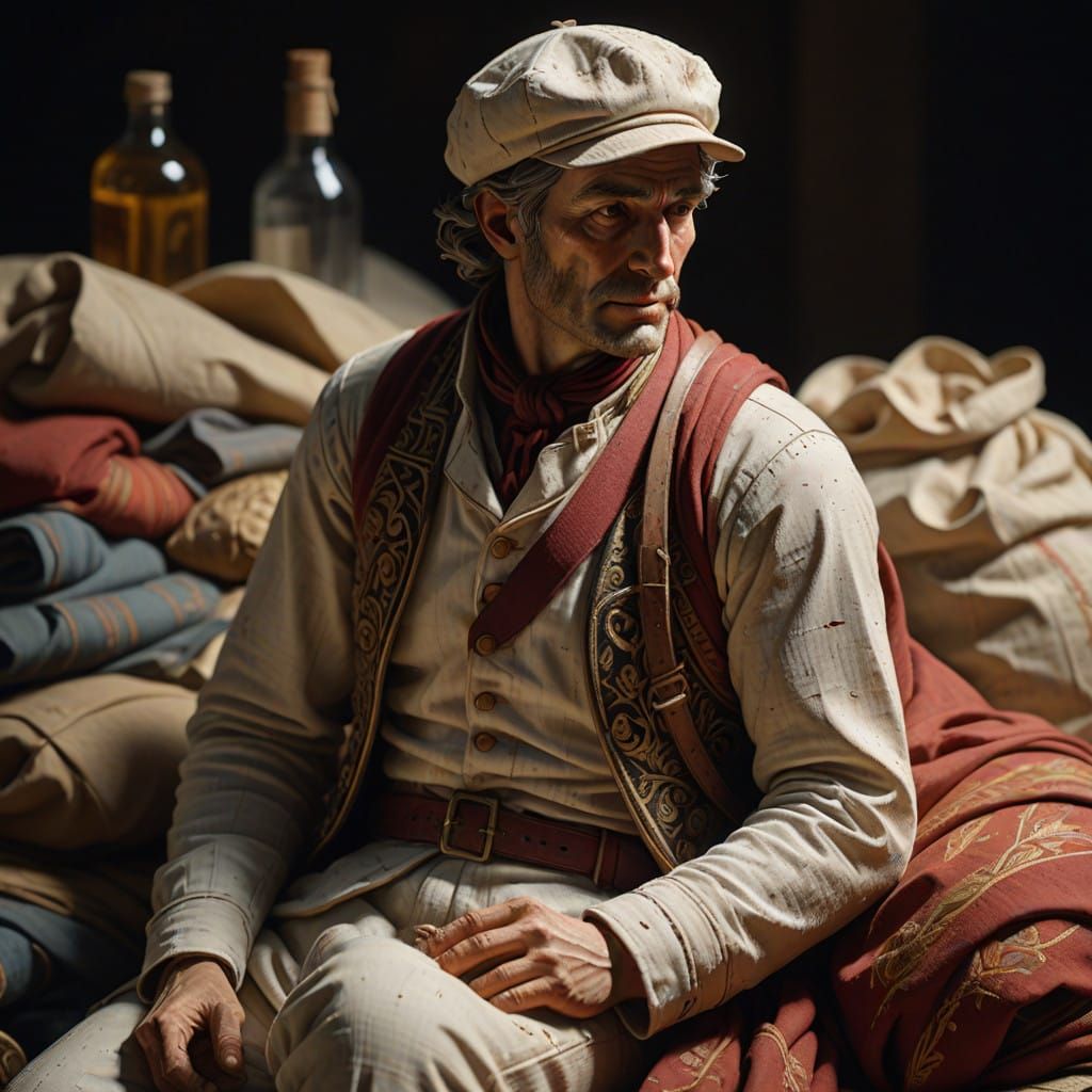 The Miller, 19th century, Europe - Vibrant 19th Century Fren...