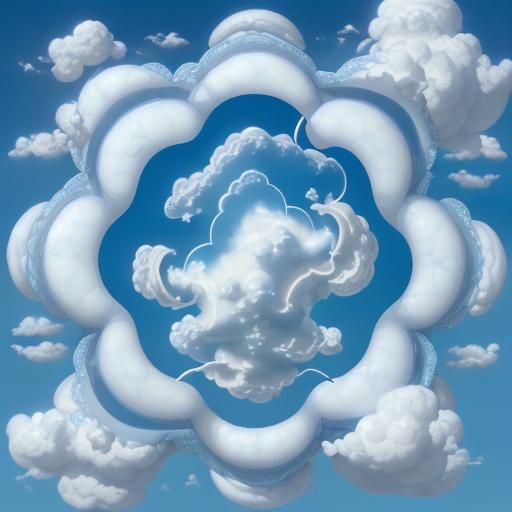 clouds frame - AI Generated Artwork - NightCafe Creator