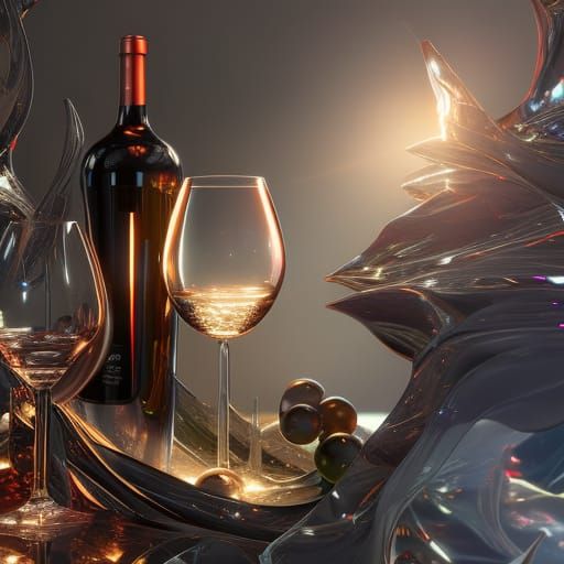 Wine - AI Generated Artwork - NightCafe Creator