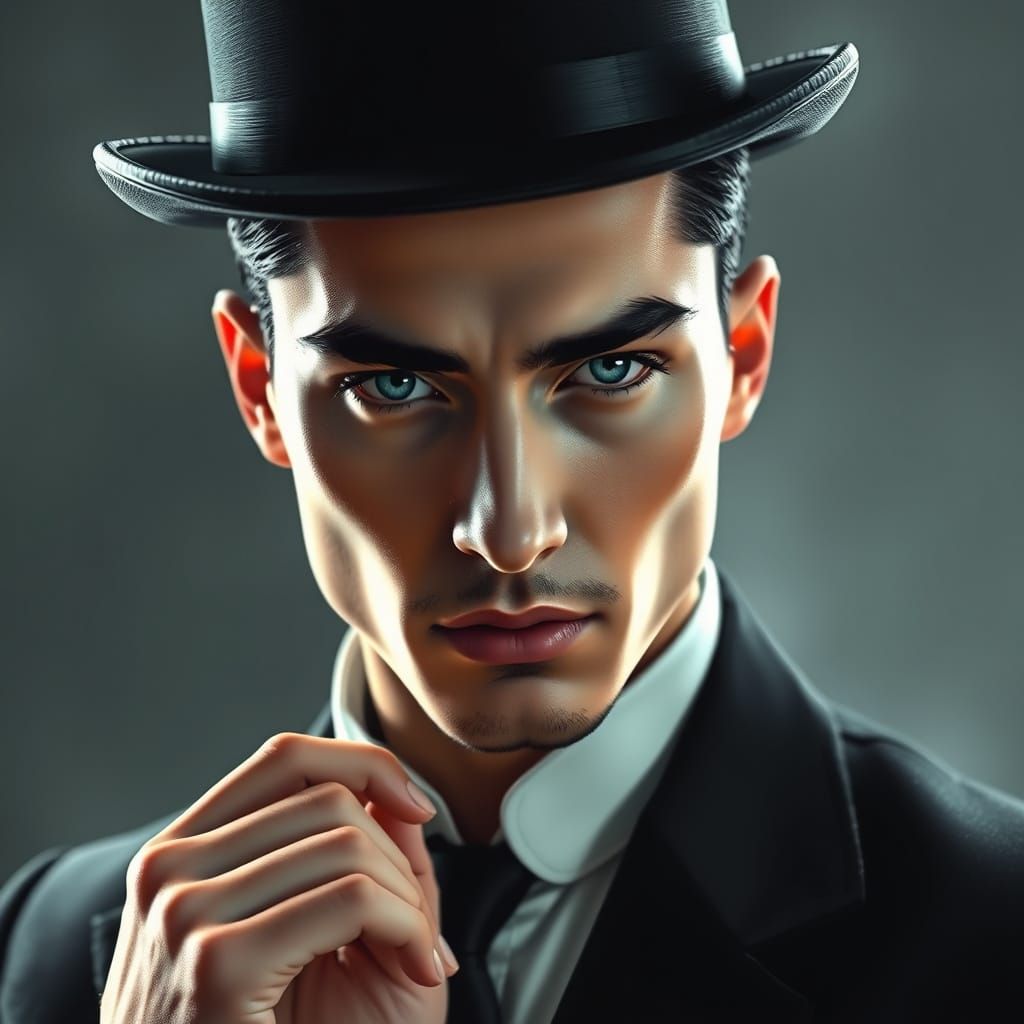 Hyperrealistic Dark Fantasy Emperor in Ethereal Sp... - AI Art