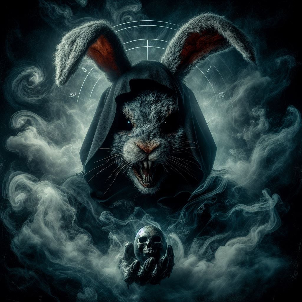 Grimdark Easter Bunny 2 - AI Generated Artwork - NightCafe Creator