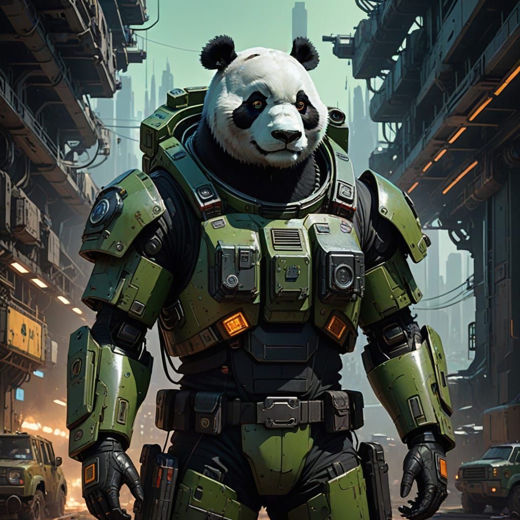 panda soldier, from Tail of a Soldier book series