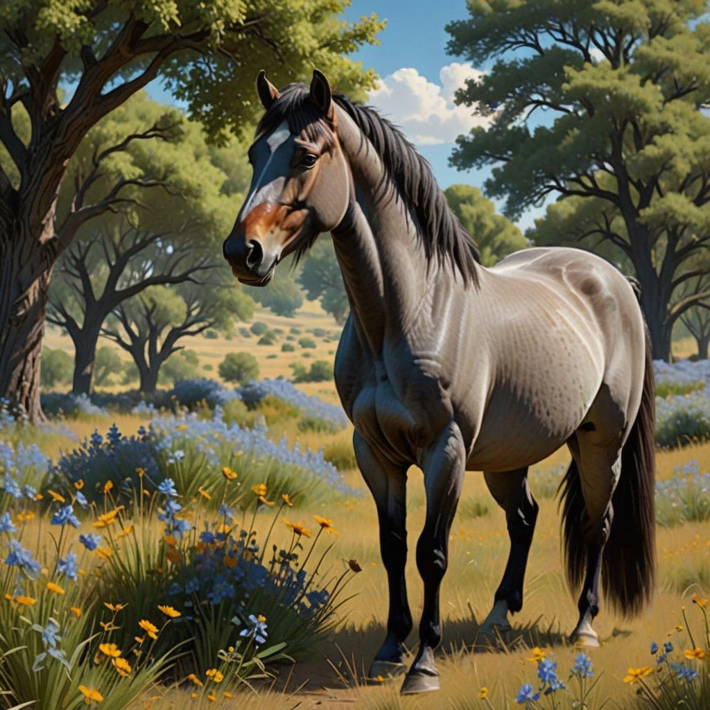 A Tarpan, the extinct European wild horse.