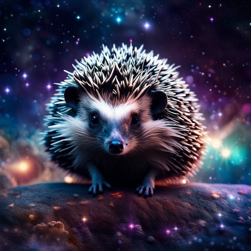Space hedgehog - AI Generated Artwork - NightCafe Creator