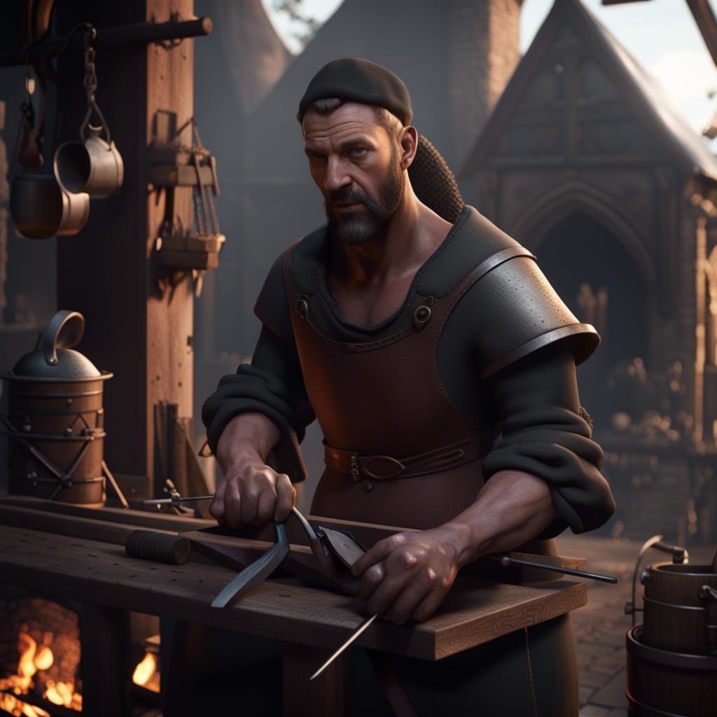 Blacksmith - AI Generated Artwork - NightCafe Creator