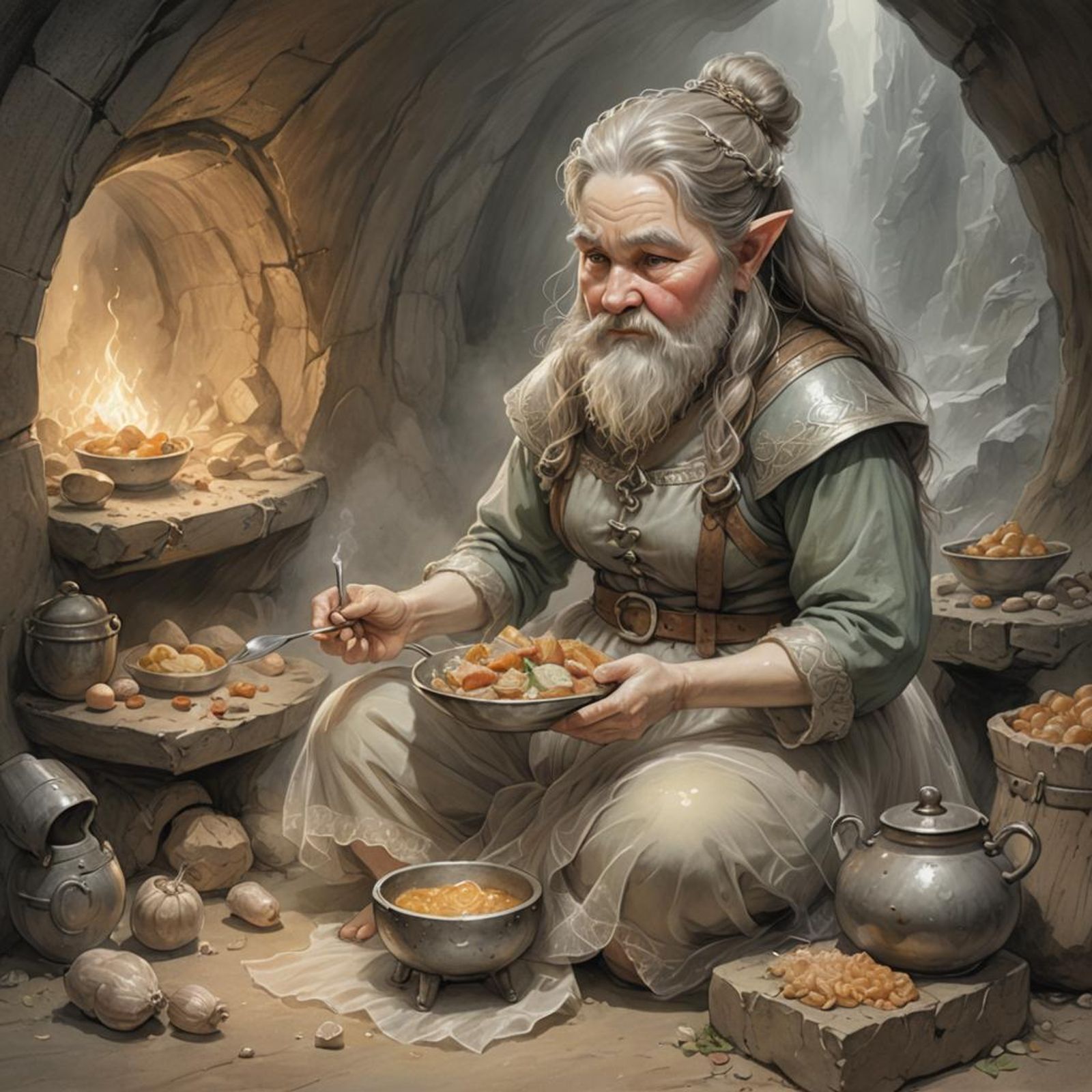 First ever picture of Gloin's wife! - AI Generated Artwork - NightCafe ...