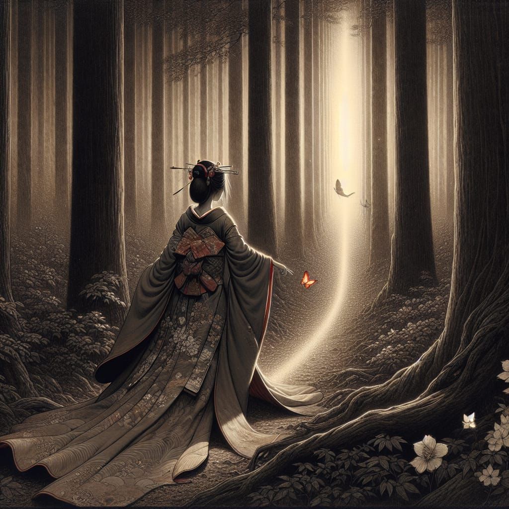 Crimson Butterfly - AI Generated Artwork - NightCafe Creator