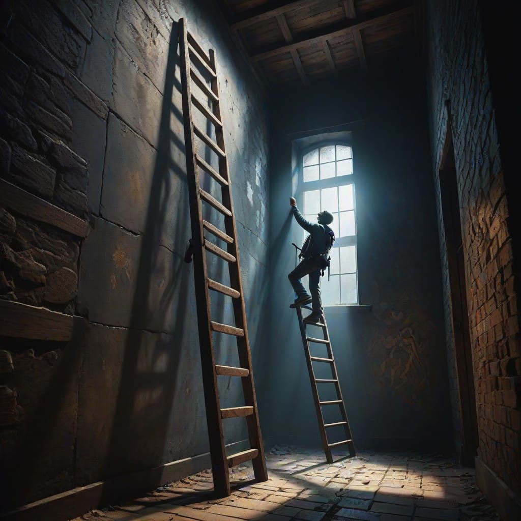 Climbing to the window - Climbing to the window