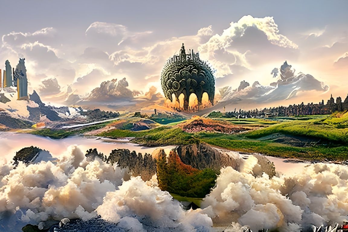 Surreal Landscape - AI Generated Artwork - NightCafe Creator