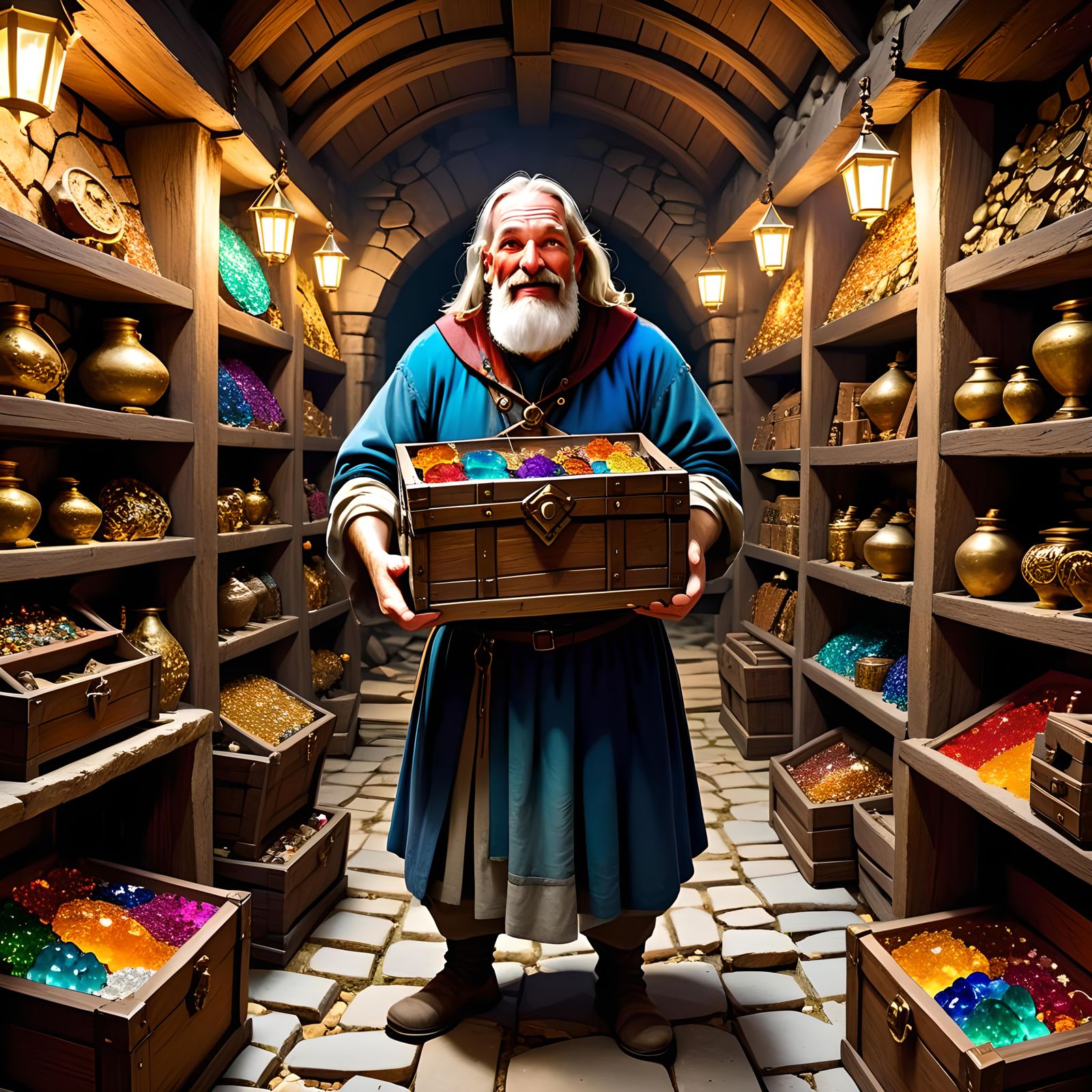 Medieval Treasure Room (4) - AI Generated Artwork - NightCafe Creator