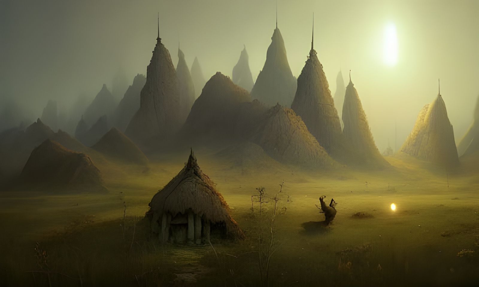 Scrubland VII - AI Generated Artwork - NightCafe Creator