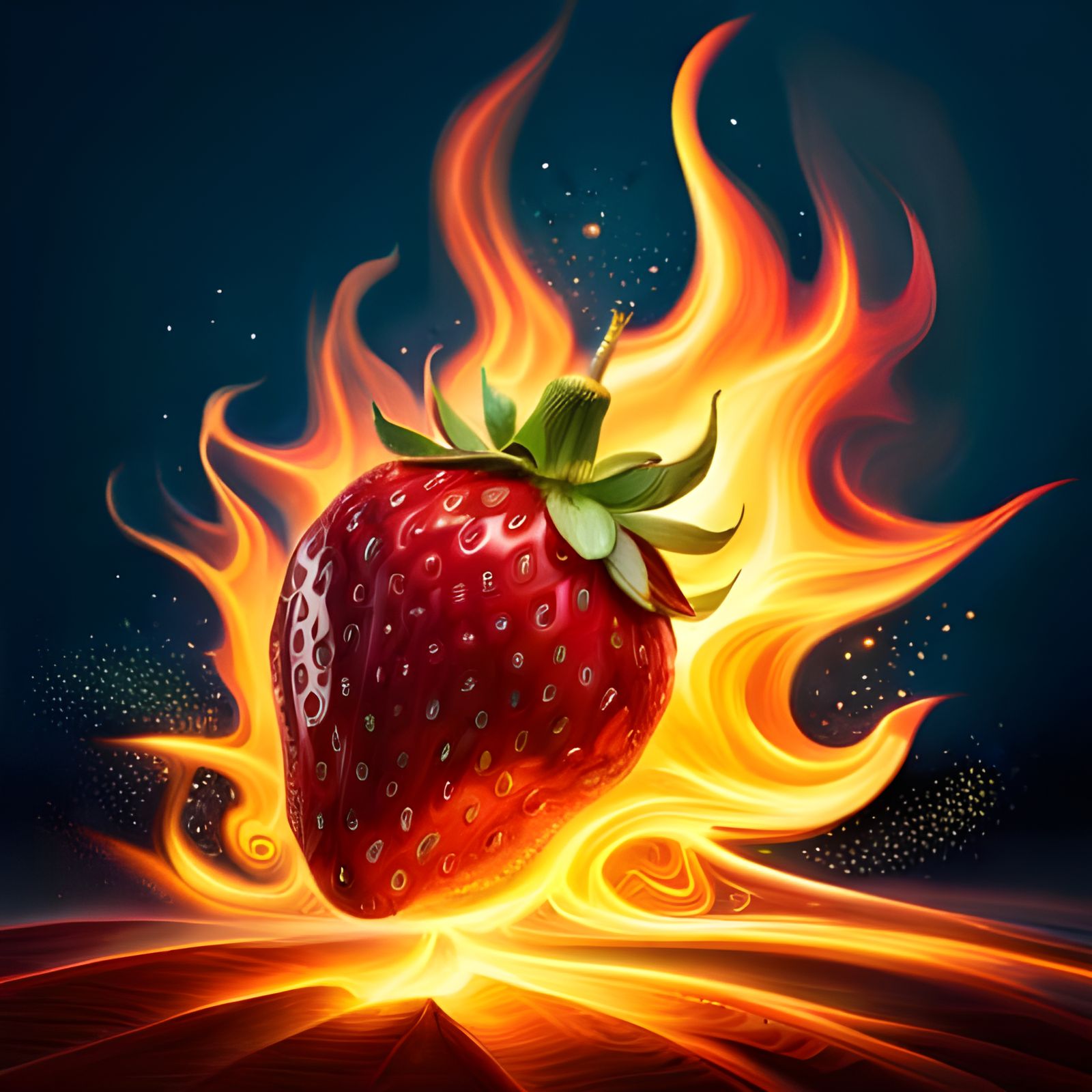 STRAWBERRY #22 - AI Generated Artwork - NightCafe Creator