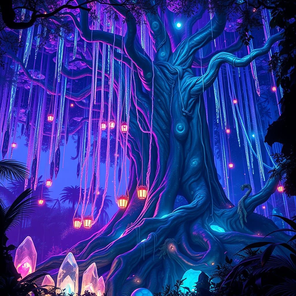 A breathtaking vision of the sacred tree of souls, Vitraya Ramunong ...